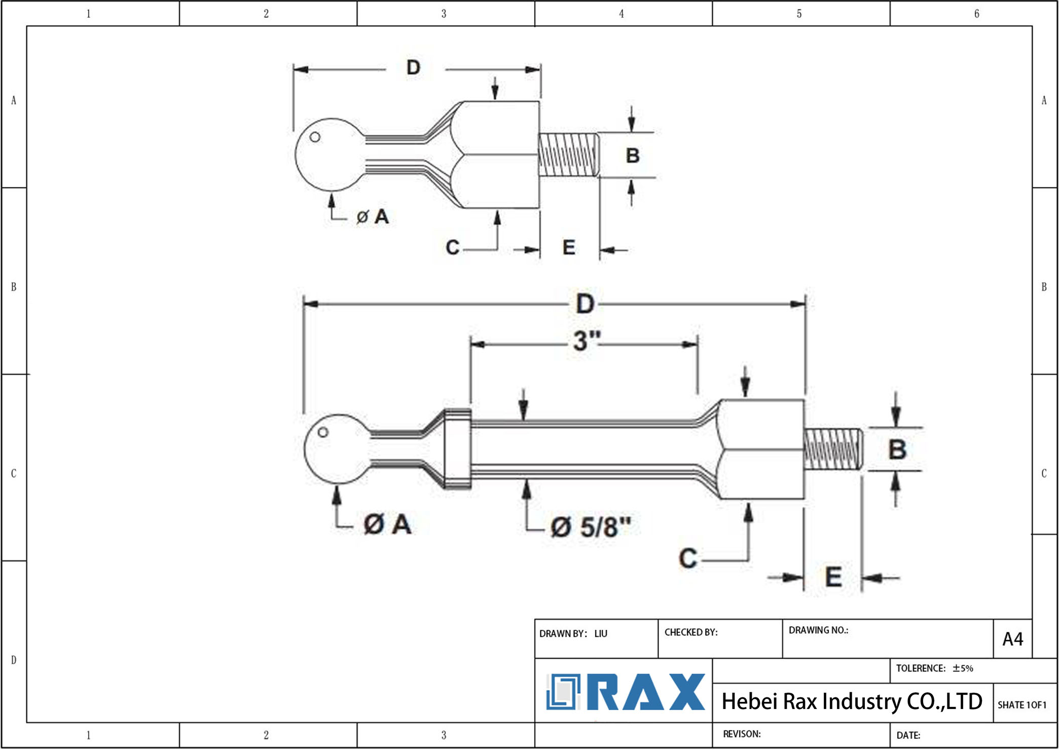 Grounding Ball Stud for Ball-and-Socket Clamps